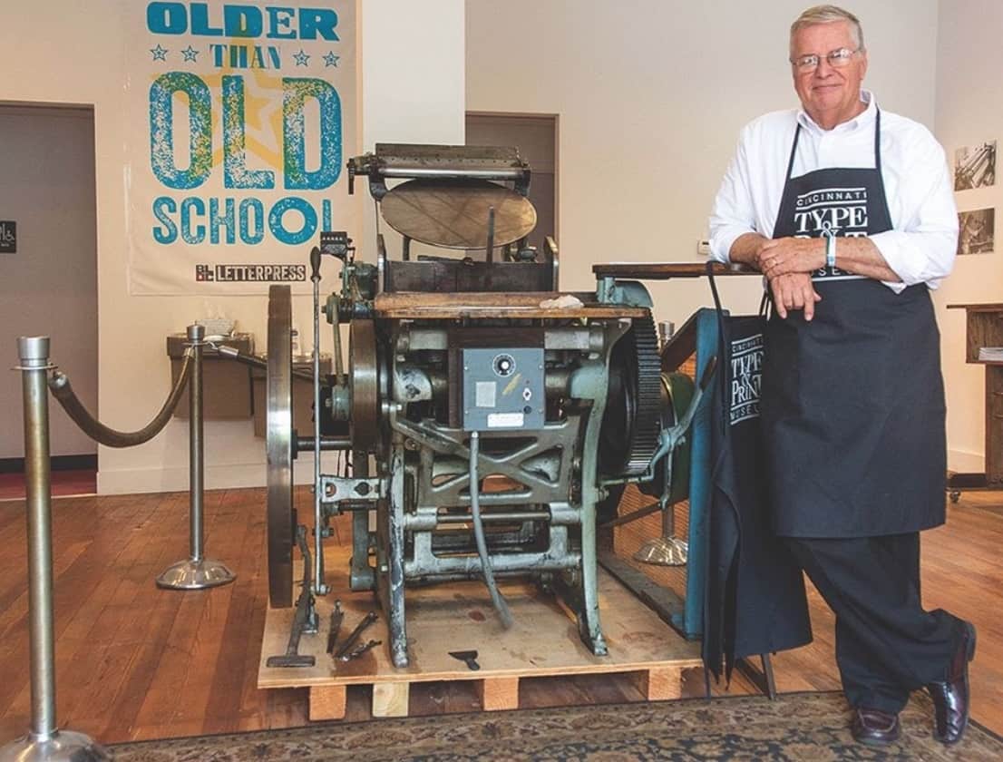 Retired faculty member Gary Walton & the Cincinnati Type & Print Museum ...