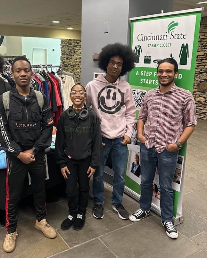 Career Closet “Pop-Up & Shop” event helped students obtain professional attire - Cincinnati State