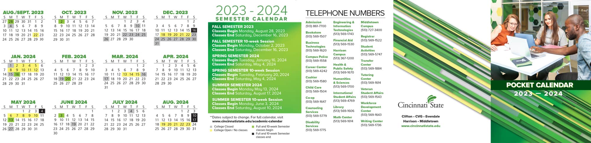 Important Dates - Cincinnati State