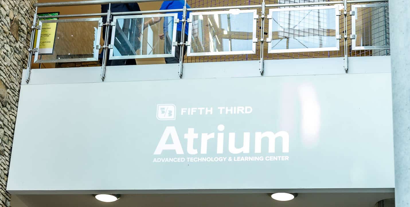 Fifth Third Atrium in ATLC recognizes community support for the College ...