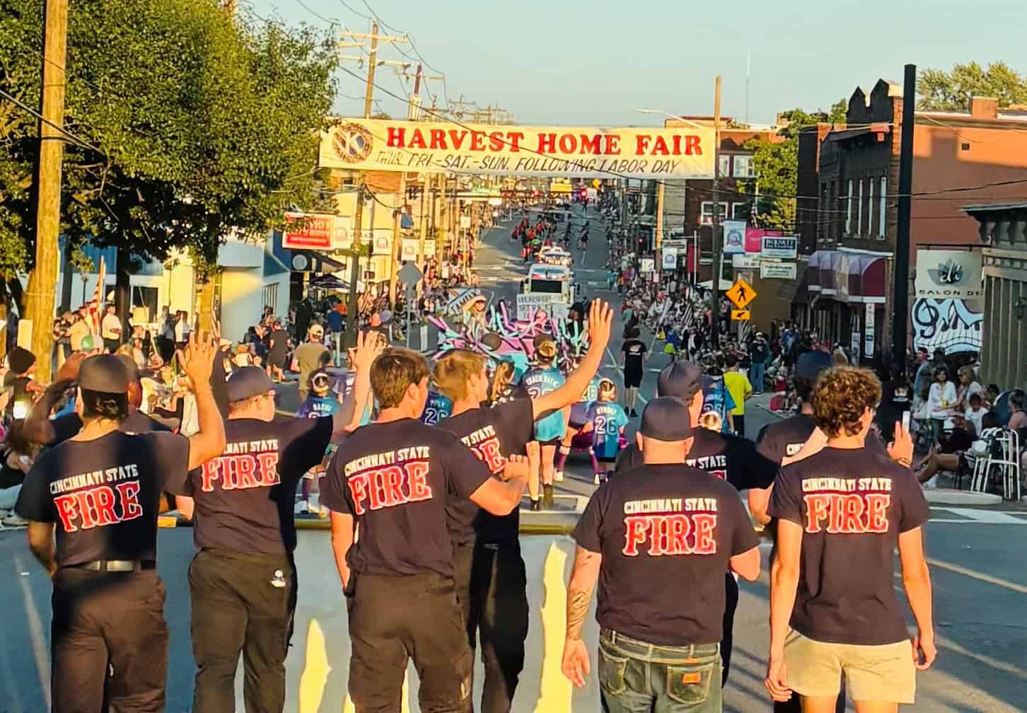 Fire Service students represented Cincy State at Harvest Home Fair ...