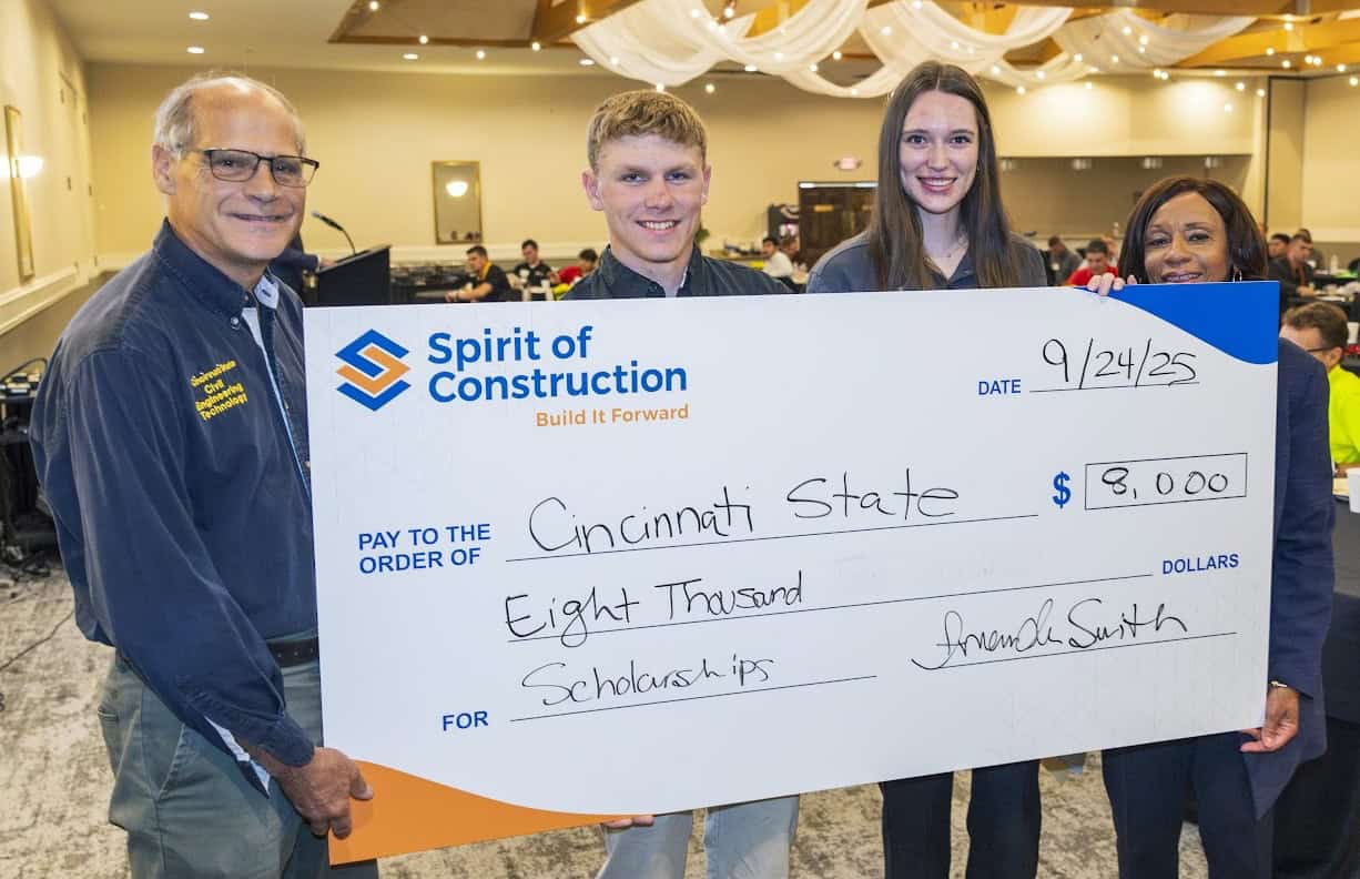 Construction Management students received “Spirit of Construction ...