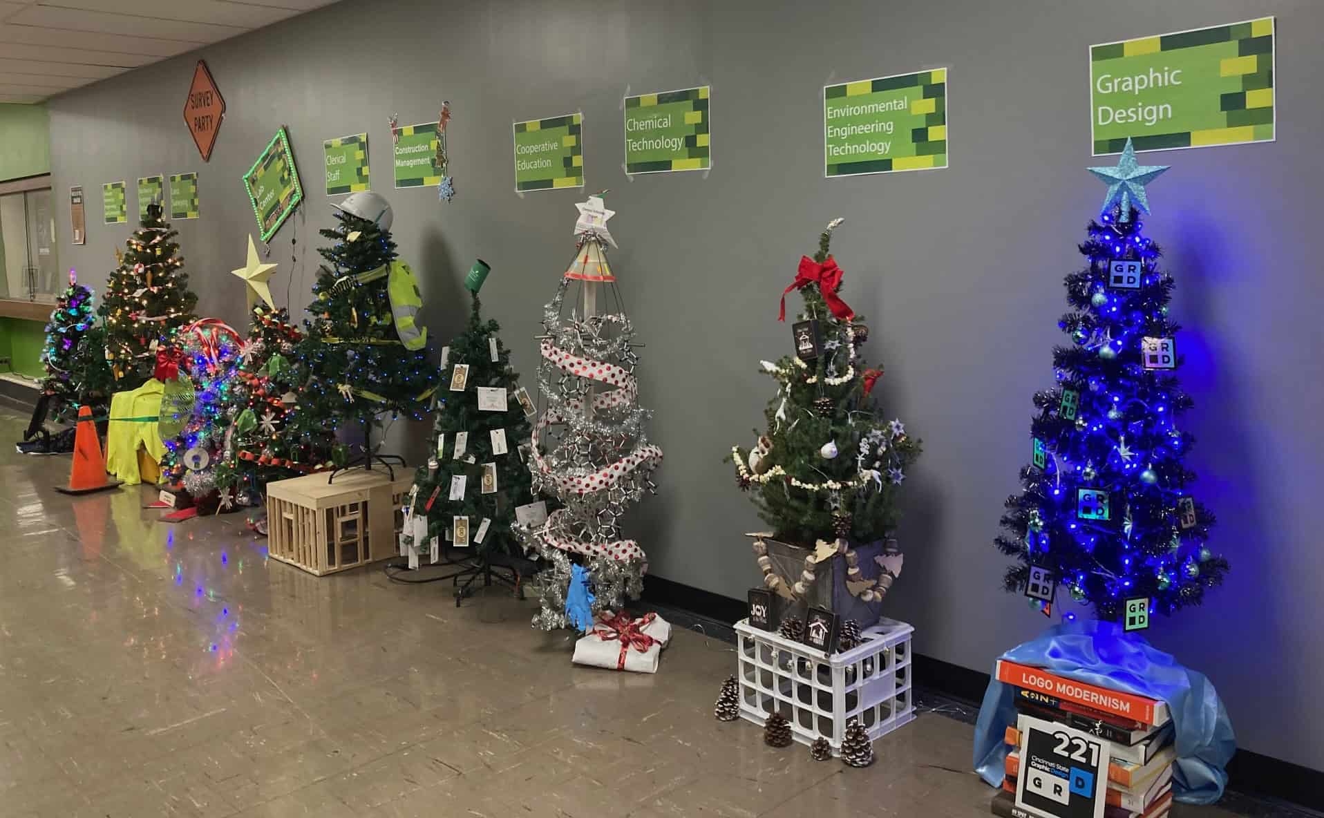Technology-themed trees sprouted on campus! - Cincinnati State